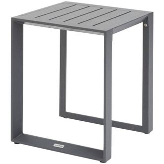 Hesperide Hesperide - Quadratischer Beistelltisch Allure graphit 44 x 44 x 55cm aus Aluminium - Hesp&eacute;ride