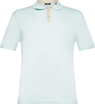 Esprit Collection Herren 023eo2k307 Polohemd, 390/Light Aqua Green, L