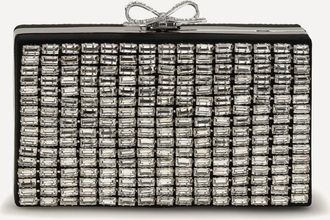Self Portrait Crystal chainmail Clutch Female UNI