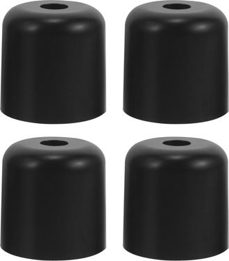 Hemobllo 4 St&uuml;ck M&ouml;belbeine aus Robustem Pp Schraubf&uuml;&szlig;e 2 Zoll Schwarz Ersatzbeine f&uuml;r Sofa Stuhl Kommode und Schrank Universell Einsetzbar