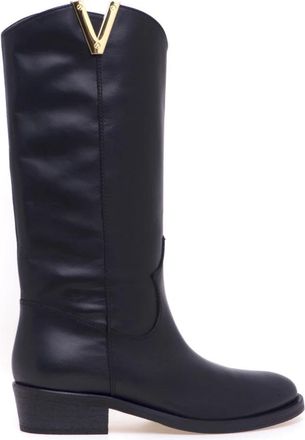 Via Roma 15 Femme, Chaussures, Noir, Taille: 41 EU Botte Texane