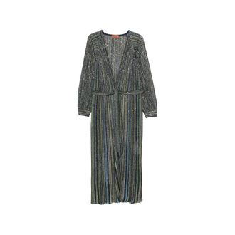 Missoni Pullover mit Paillettenbesatz und V-Ausschnitt - - Knitwear - Damen - Mehrfarbig - XS