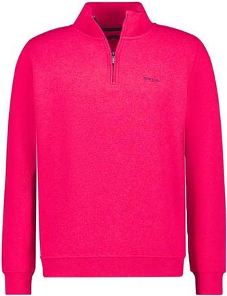 N.Z.A. Herren Pullover rot Baumwolle unifarben
