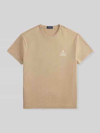 Polo Ralph Lauren Relaxed Fit T-Shirt aus reiner Baumwolle mit Logo-Stitching