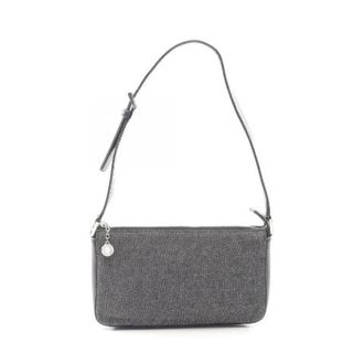 Bulgari Pre-owned Logo Mania Canvas Leder Schultertasche - - Pre-owned - Damen - Schwarzk - ONE SIZE