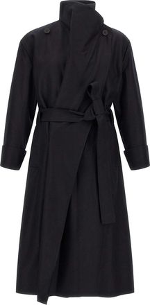 Issey Miyake Trenchcoat - Schwarz