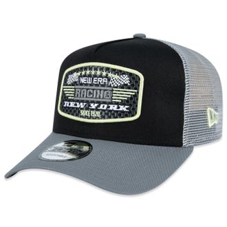 New Era E-Frame Trucker Cap - Motorsport Racing schwarz
