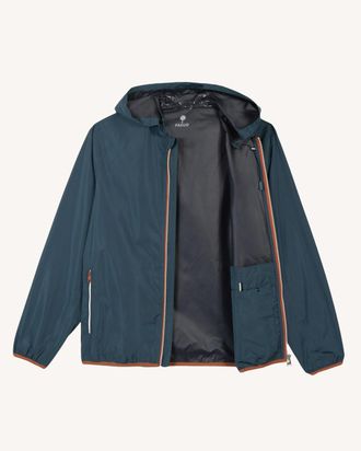 Faguo Veste imperm&eacute;able bleu r&eacute;versible - CARNOUET
