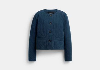 Coach Steppjacke aus Canvas