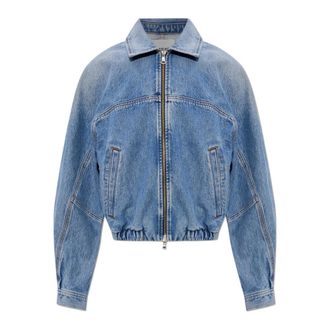 A Gold E Dixon Cocoon Bomberjacke - - Jackets - Damen - Blau - M