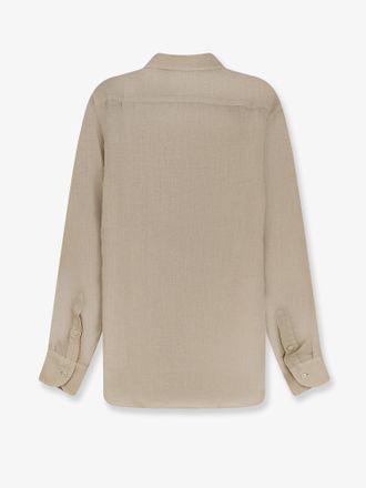 MC2 Saint Barth Mens Linen Shirt Beige