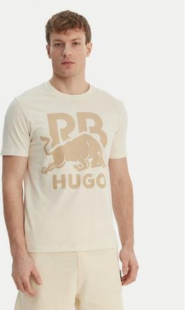 HUGO BOSS T-Shirt Dlix_RB 50559696 &Eacute;cru Regular Fit