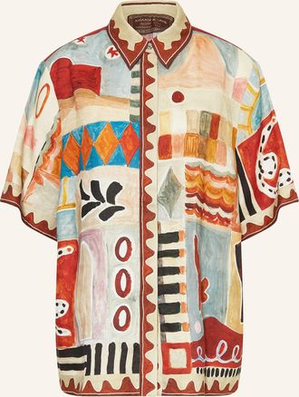 Alemais Alémais Hemdbluse Michelle Aus Leinen beige