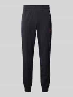 HUGO BOSS Slim Fit Sweatpants mit Label-Patch Modell Laze