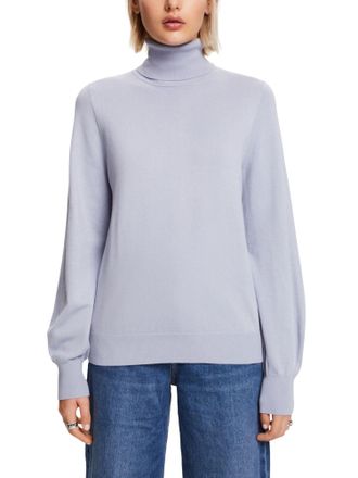 Esprit Damen 093EO1I318 Pullover, 445/LIGHT Blue Lavender, M