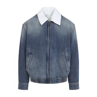 Loewe Zip-Jacke aus Denim - - Jackets - Herren - Blau - L