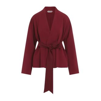 Alberta Ferretti Cady Jacke - - Blouses & Shirts - Damen - Rot - M