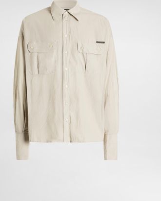 Dolce & Gabbana Poplin Shirt - Mann Hemden Mehrfarbig 37