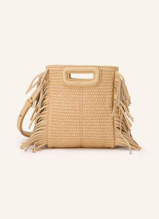 Maje Umh&auml;ngetasche beige