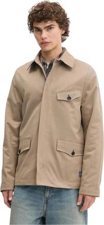 Paul Smith Homme, Vestes, Beige, Taille: M Veste &agrave; poches plaqu&eacute;es et d&eacute;tails zipp&eacute;s