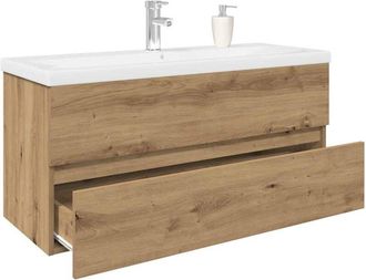 vidaXL Vidaxl - Waschbeckenunterschrank mit Einbaubecken und Wasserhahn 567527