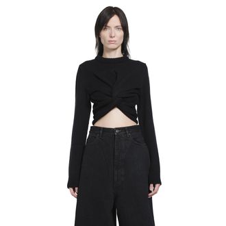 Balenciaga Knotted Wool Sweater
