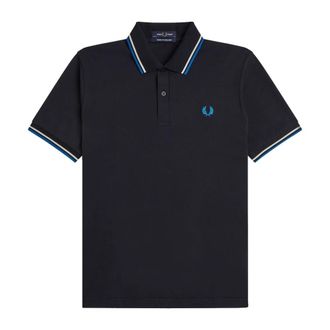 Fred Perry M12 Polo - - Tops - Herren - Blau - 4XS