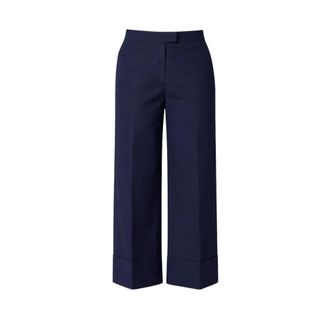 Pantaloni Torino Femme, Pantalons, Bleu, Taille: 38 FR Wide Pantalons
