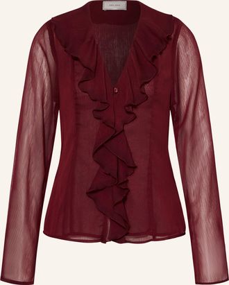 Neo Noir Neo Noir Bluse Valappa Mit Volants rot