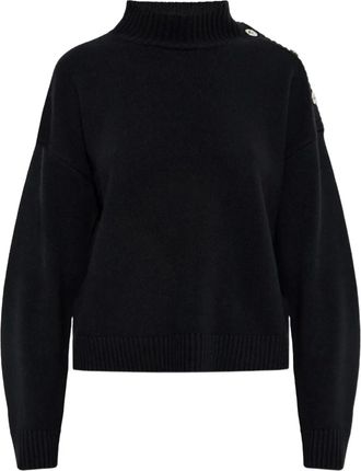 Versace pull à boutons Medusa - Noir