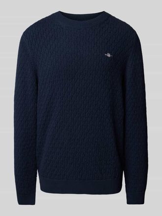 GANT Strickpullover mit Label-Stitching