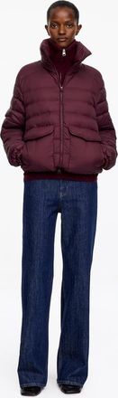 Arket Re:Down Wattierte Jacke -Rot