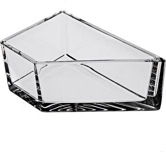 Cristalica Schale Obstschale Salatschüssel Trapezo Transparent 15 X 9 cm Kristallglas