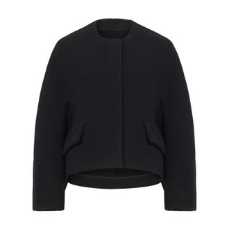 Proenza Schouler Woll-Melton-Jacke - - Jackets - Damen - Schwarzk - 2XS