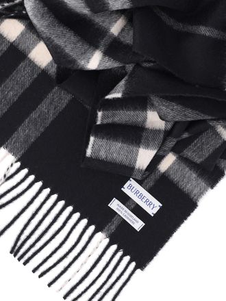 Burberry Womens Scarfs Black Cashmere
