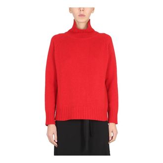 Stefano Mortari Rollkragenpullover - - Knitwear - Damen - Rot - S