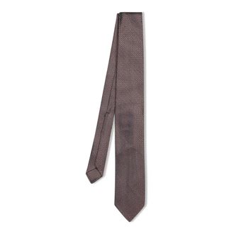 Lardini Elegante Mikromuster Beige Blaue Krawatte - - Accessories - Herren - Mehrfarbig - ONE SIZE