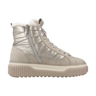 Tamaris Schn&uuml;r Winterstiefel - - Shoes - Damen - Beige - 39 EU