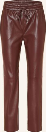 Juvia 7/8-Hose Rosa In Lederoptik rot