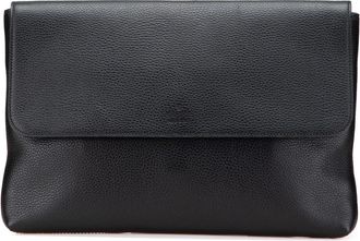 Gucci Clutches - Pebbled Calfskin Portfolio Clutch - Gr. unisize - in Schwarz - für Damen