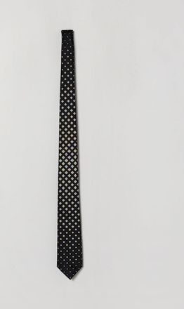 Emporio Armani Krawatte aus reiner Seide mit Karomuster