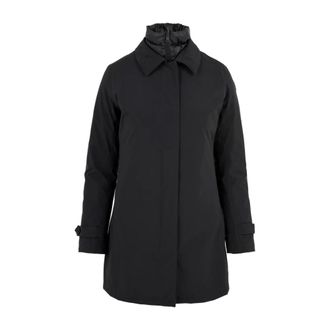 People of Shibuya Yuuki Schwarzer Daunenmantel - - Coats - Damen - Schwarzk - XS