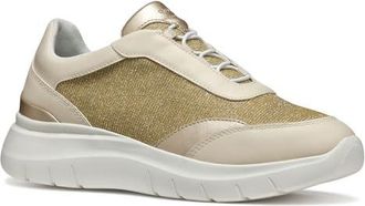 Geox Femme D PLUMMERY A Basket, Lt Gold/Papyrus, 39 EU