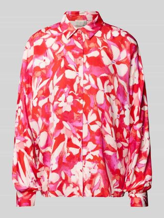 Milano Regular Fit Bluse mit Ballon&auml;rmeln