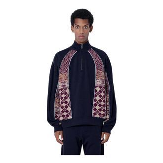 Dries Van Noten Hackney Pullover - - Sweatshirts & Hoodies - Herren - Blau - S