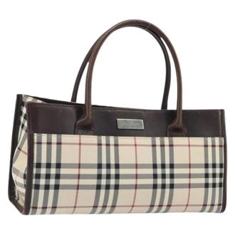 Burberry Pre-owned Nylon Handtasche - - Pre-owned - Damen - Beige - ONE SIZE