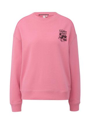 QS by s.Oliver Sweatshirt Sweatshirt Sweatshirt mit R&uuml;ckenprint