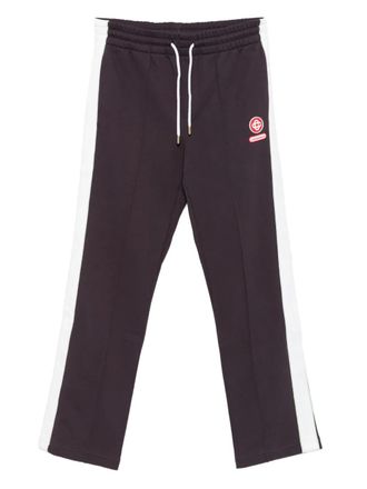 Casablanca pantalon &agrave; rayures lat&eacute;rales - Violet