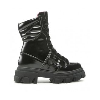 Chiara Ferragni Schn&uuml;rstiefel - - Shoes - Damen - Schwarzk - 36 EU