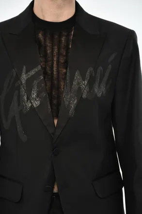 Dsquared2 Zweiknopf-Blazer aus Schurwolle und Seide mit Klappentaschen Dsquared2